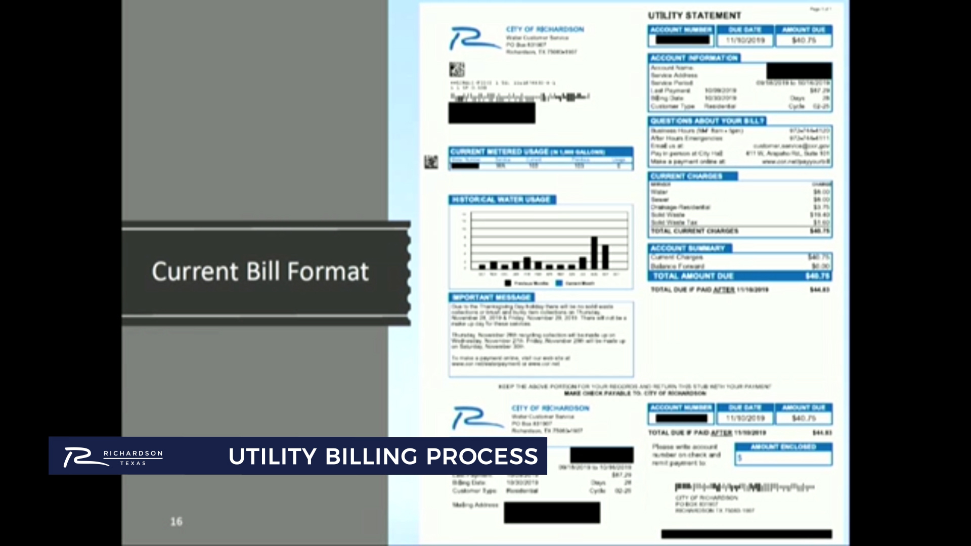 Paperless Utility Billing Campaign Proposed | Richardson Today