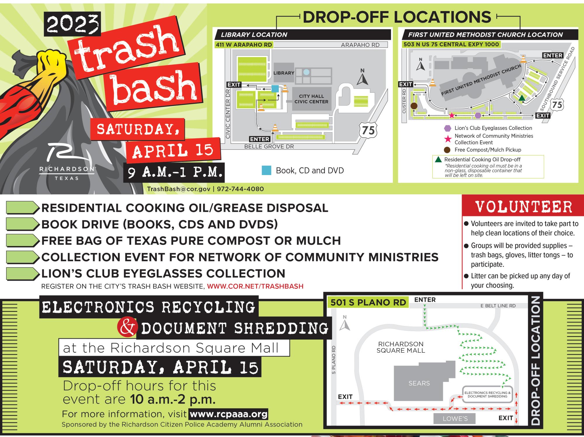 Trash Bash Tomorrow | Richardson Today