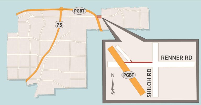 New Lane Being Constructed on Renner Between Shiloh, PGBT; Lane ...