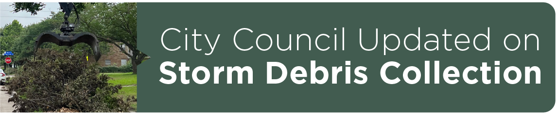 City Council Updated on Storm Debris Collection | Richardson Today